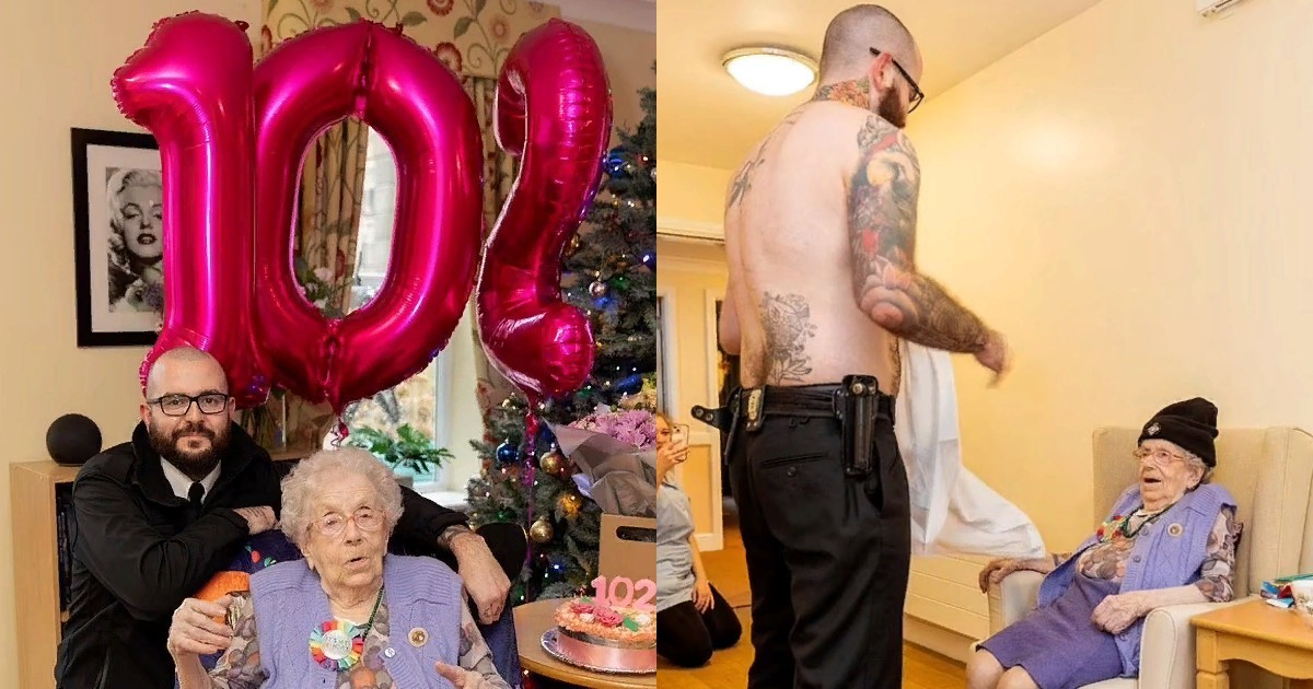 Британка отметила своё 102-летие просмотром стриптиза и походом в